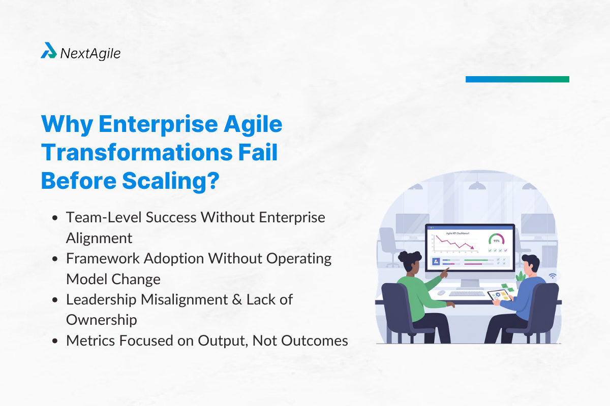 Agile Transformation Blueprint For Large Enterprises (2026 Guide)